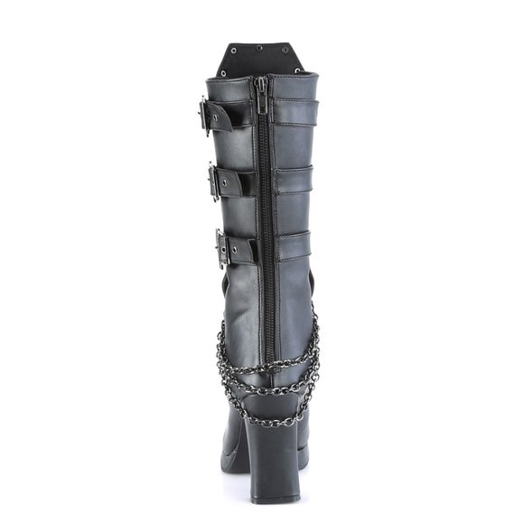Shoes | Platform Skull Coffin High Heel Boots | Poshmark